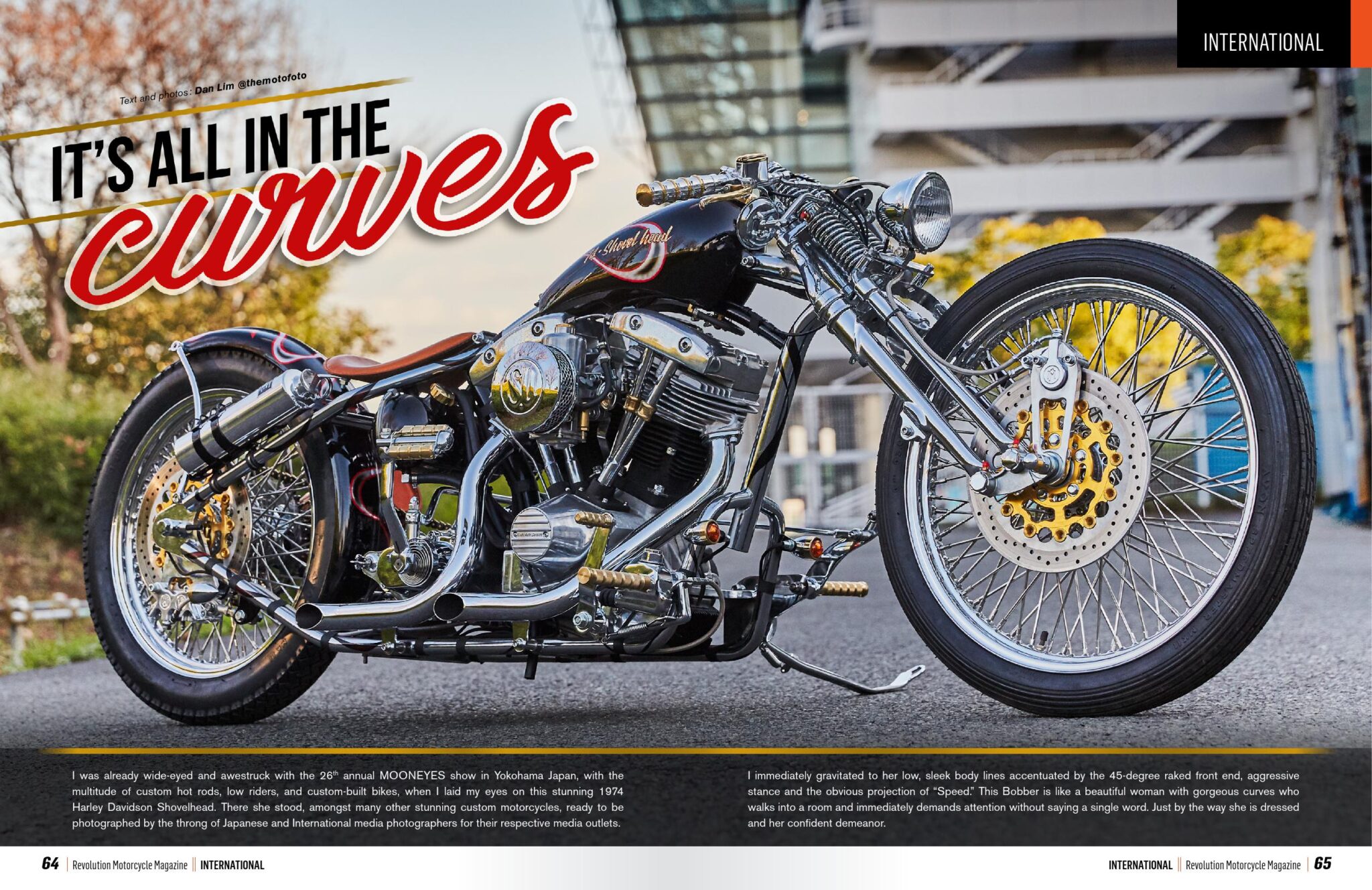 カナダの雑誌「Revolution Motorcycle Magazine」に掲載されました★ | (有)遠藤自動車サービス