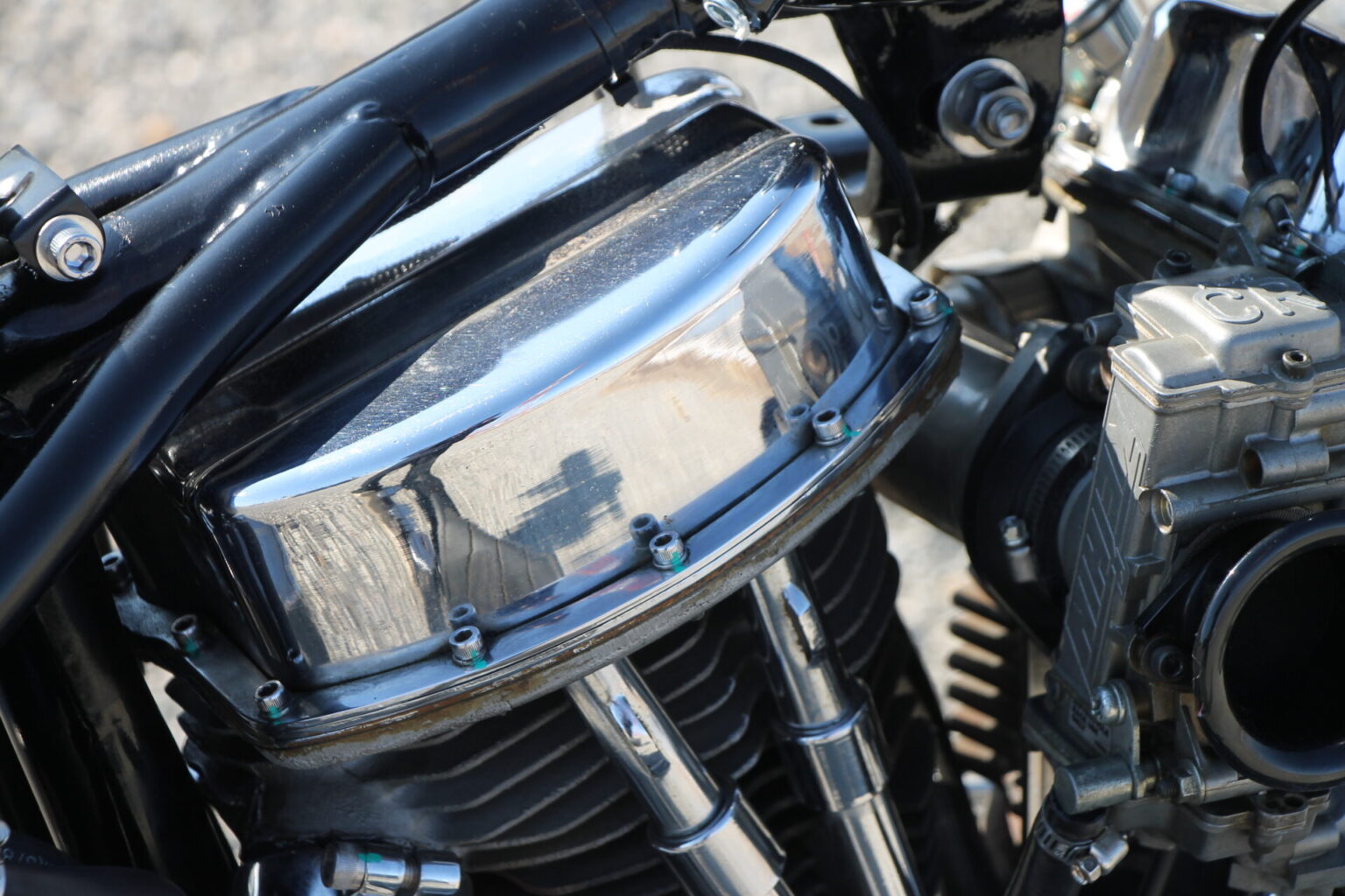 カスタムハーレー：49年パン：リジットスプリンガー：カスタマイズド埼玉県I様 | (有)遠藤自動車サービス