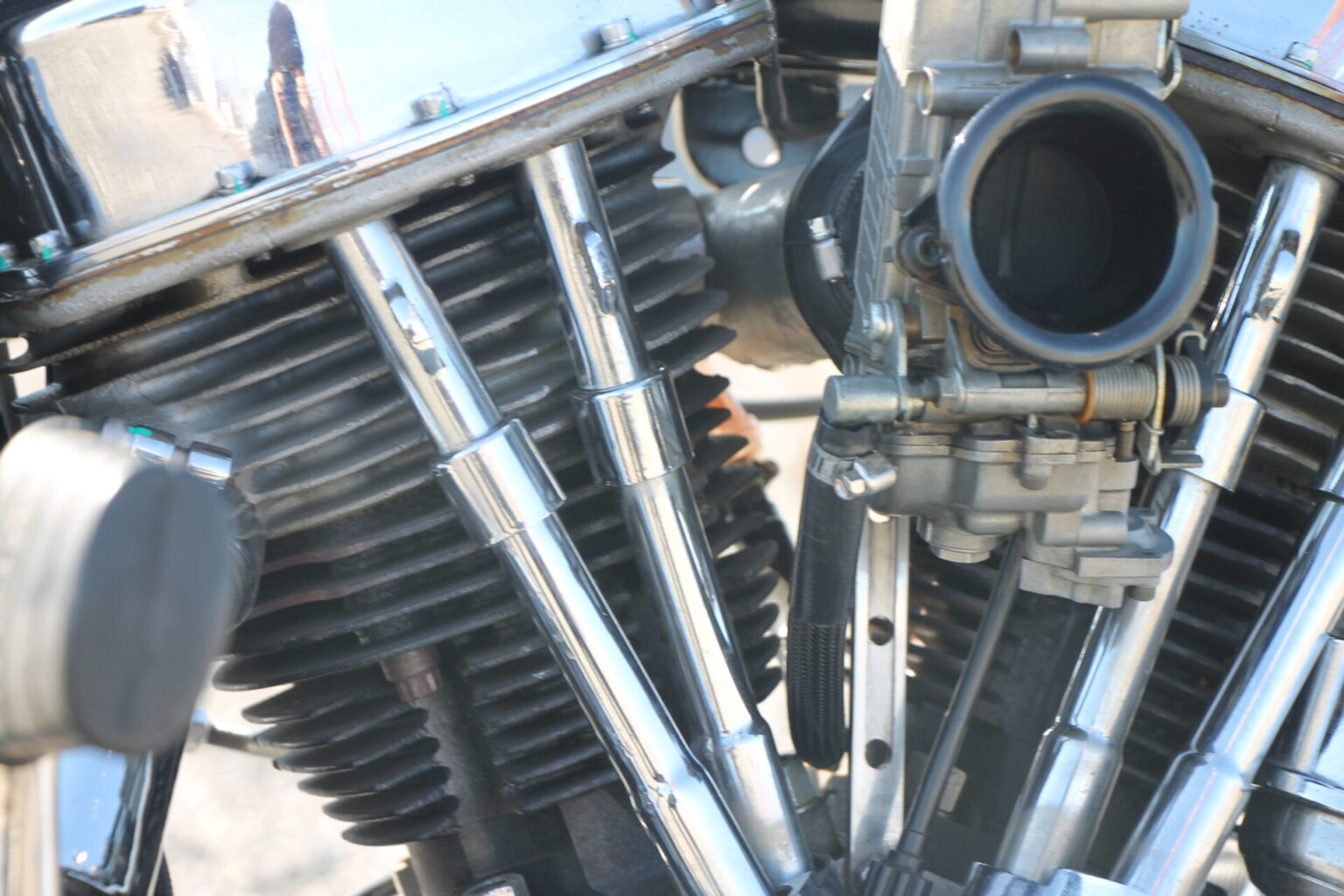 カスタムハーレー：49年パン：リジットスプリンガー：カスタマイズド埼玉県I様 | (有)遠藤自動車サービス